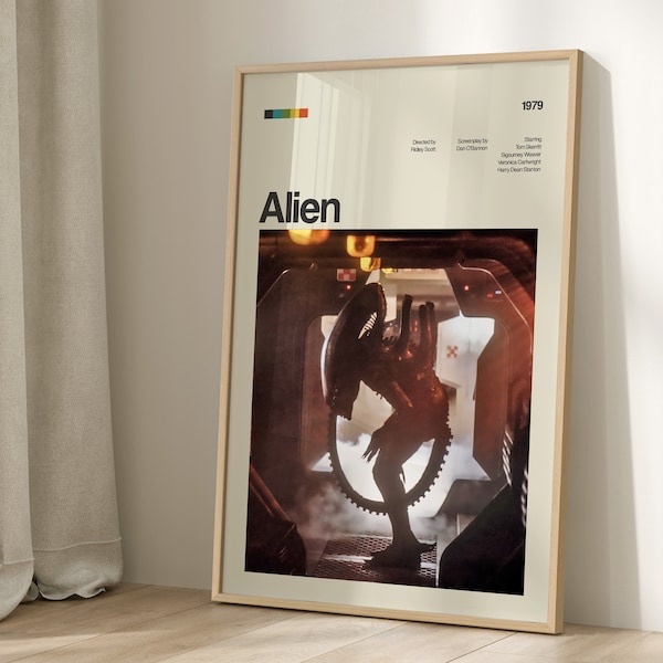 Alien Vintage Movie Poster - Etsy