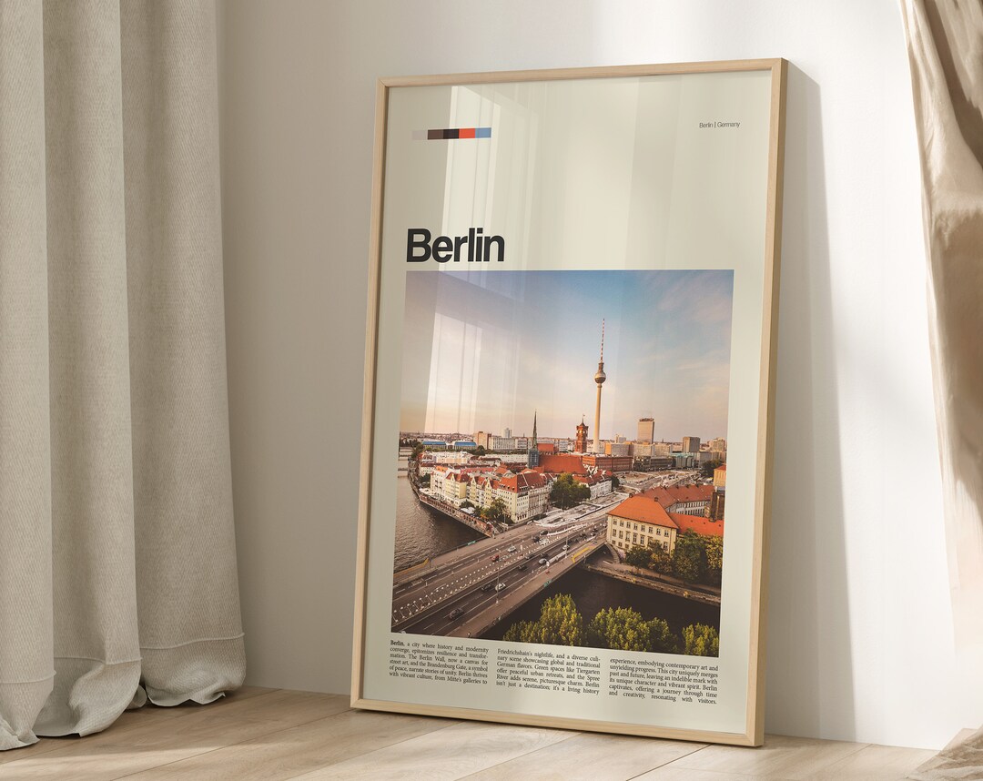 Berlin Print, Berlin Wall Art, Berlin City Print, Berlin City Poster ...