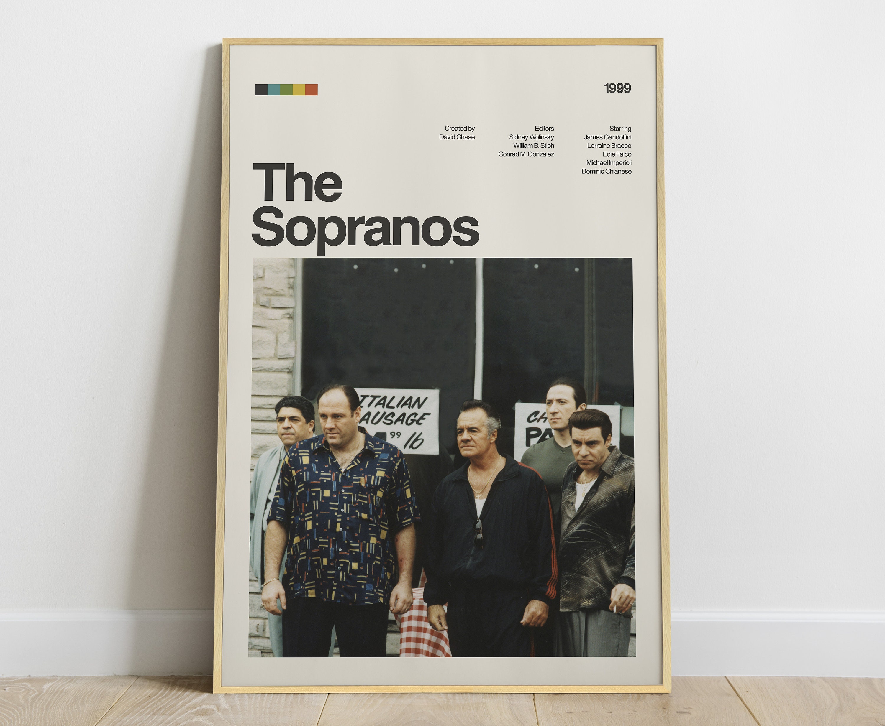 Los Soprano Poster, The Sopranos Movie, David Chase Film, Retro Movie ...