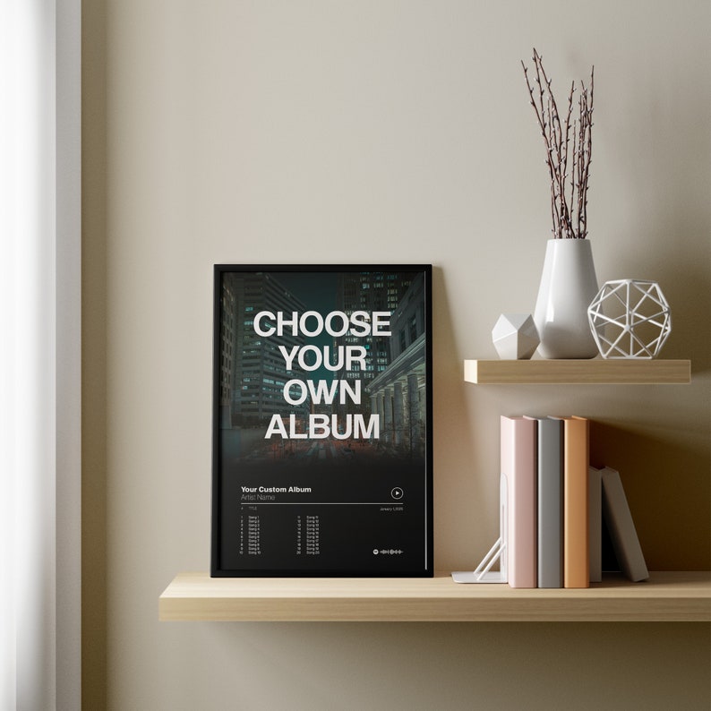 Custom Album Cover Poster Custom Album Poster Custom Music - Etsy