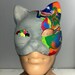 Painted Cat/therian Mask for Quadrobics/decoration - Etsy