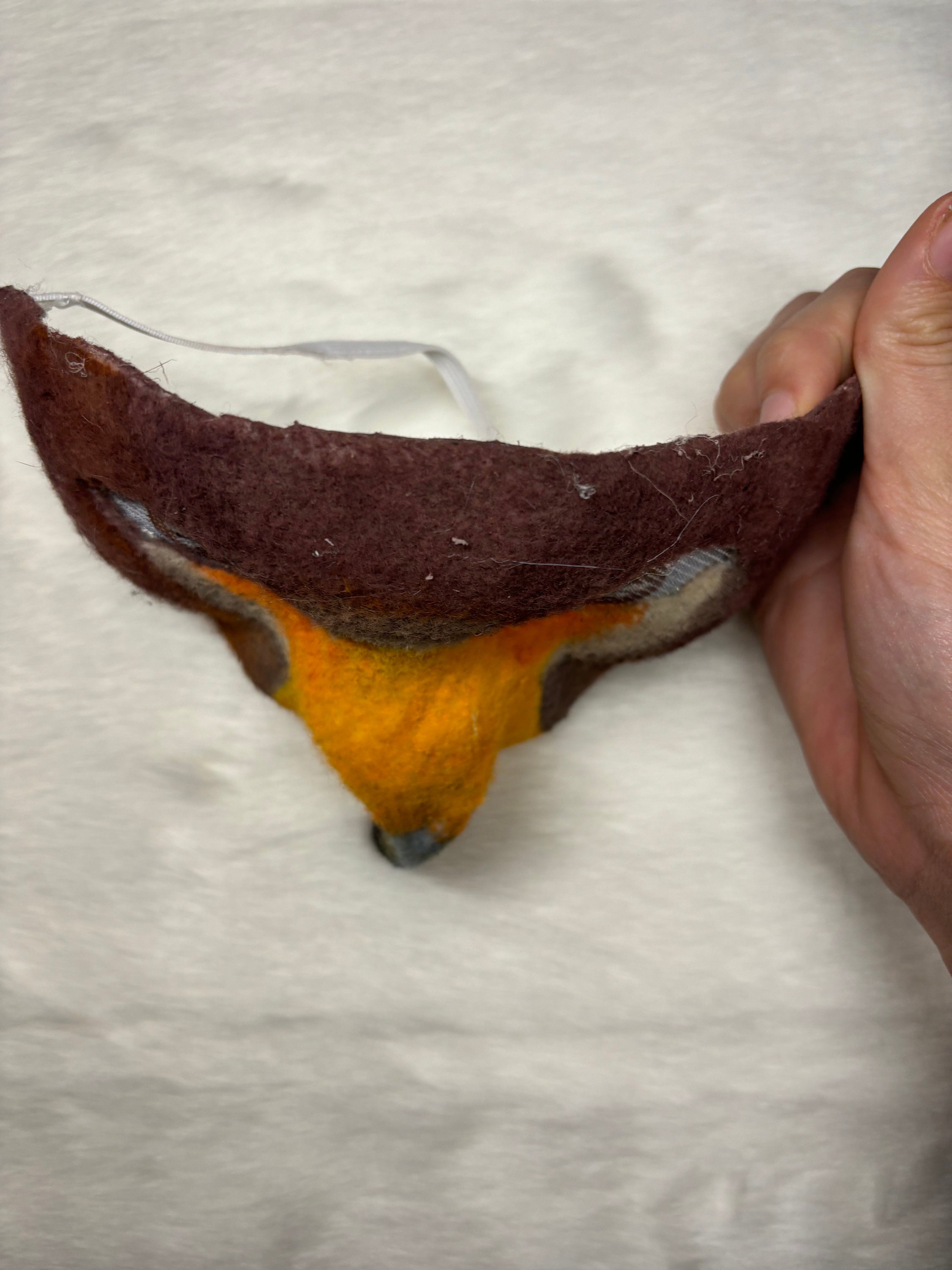 Felted/furred Hawk Therian Mask for Quadrobics and Fursuiting - Etsy