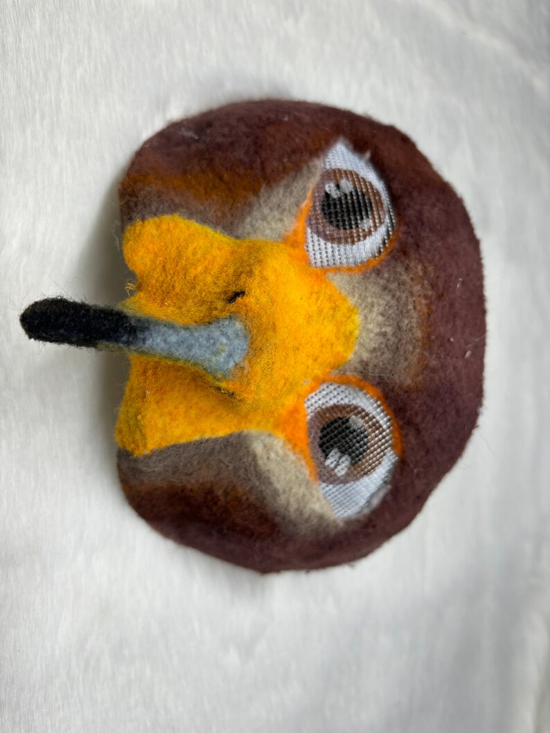 Felted/furred Hawk Therian Mask for Quadrobics and Fursuiting - Etsy