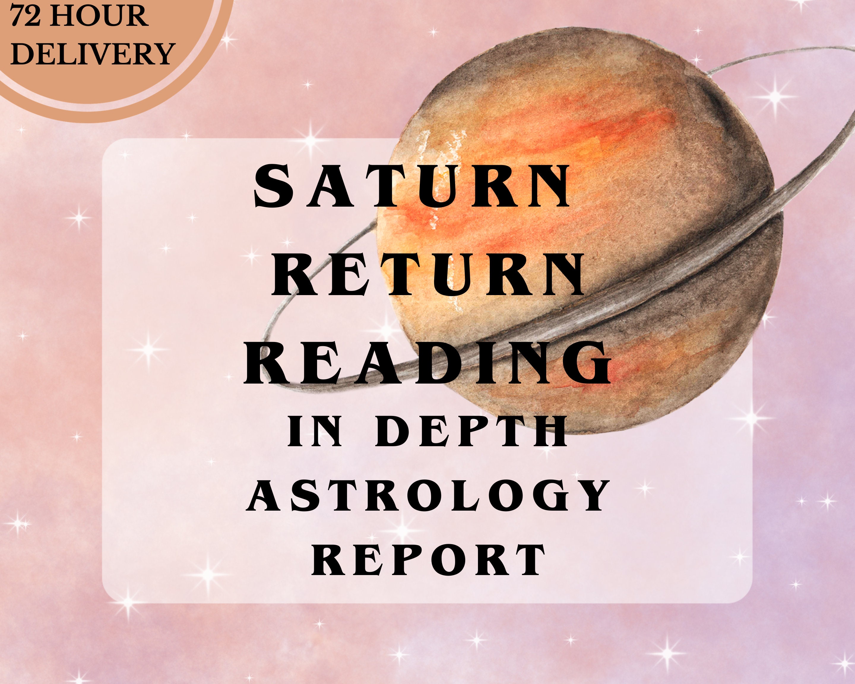 Personalized Saturn Return Reading - in Depth Astrology Reading Report ...