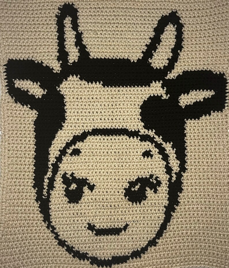 Crochet Sonny Angel Wearing Cow Hat/ Tapestry Crochet Pattern/ Crochet ...