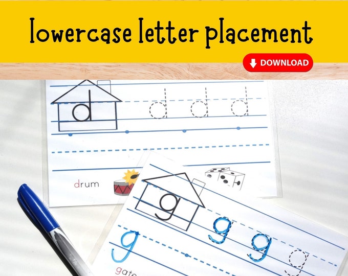 Tracing Alphabet Cards-alphabet Formation, Kindergarten Handwriting ...