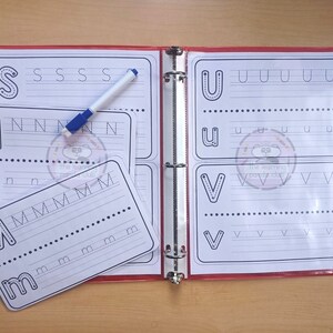 Printable Alphabet Tracing Cards, Uppercase and Lowercase for Toddlers ...
