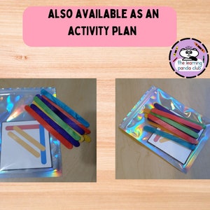 Printable Popsicle Stick Pattern Cards for Toddler, Preschool ...