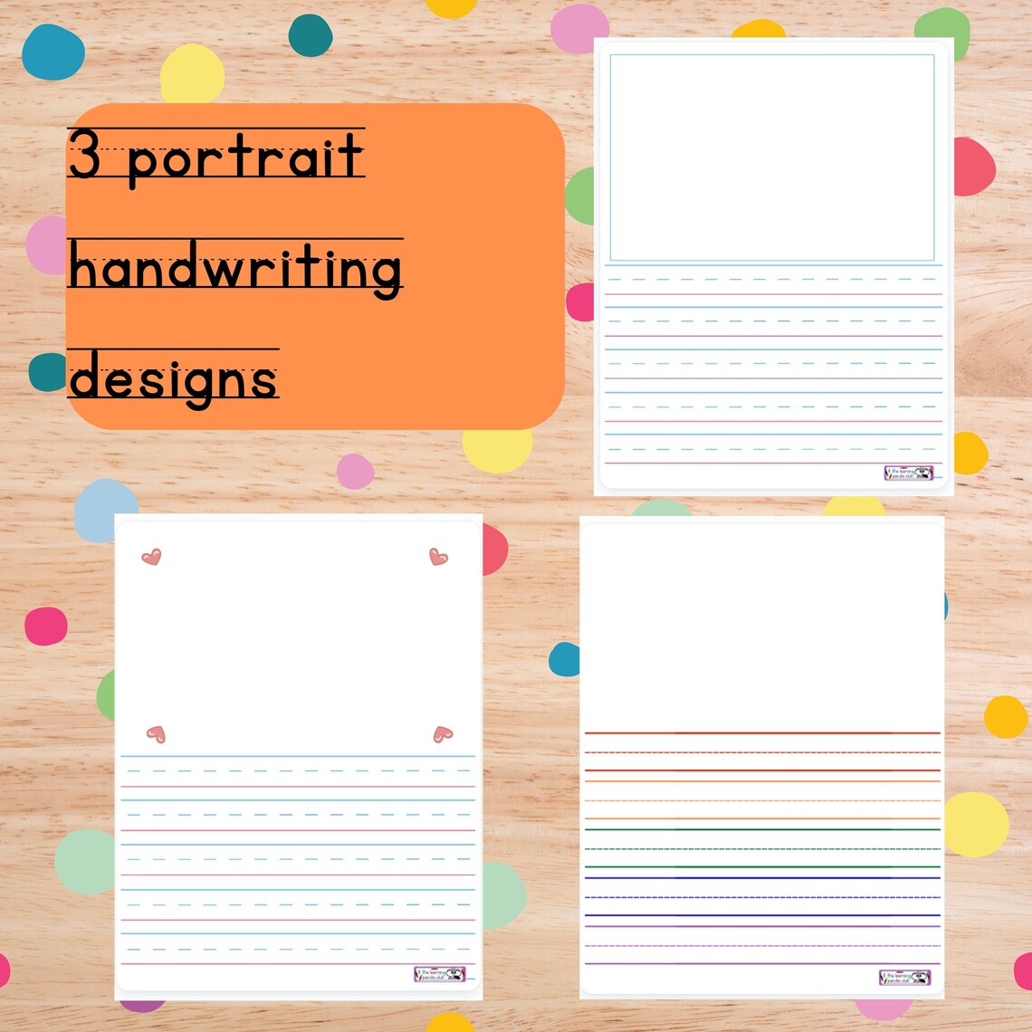 Printable Handwriting Paper for Preschool Kindergarten and - Etsy