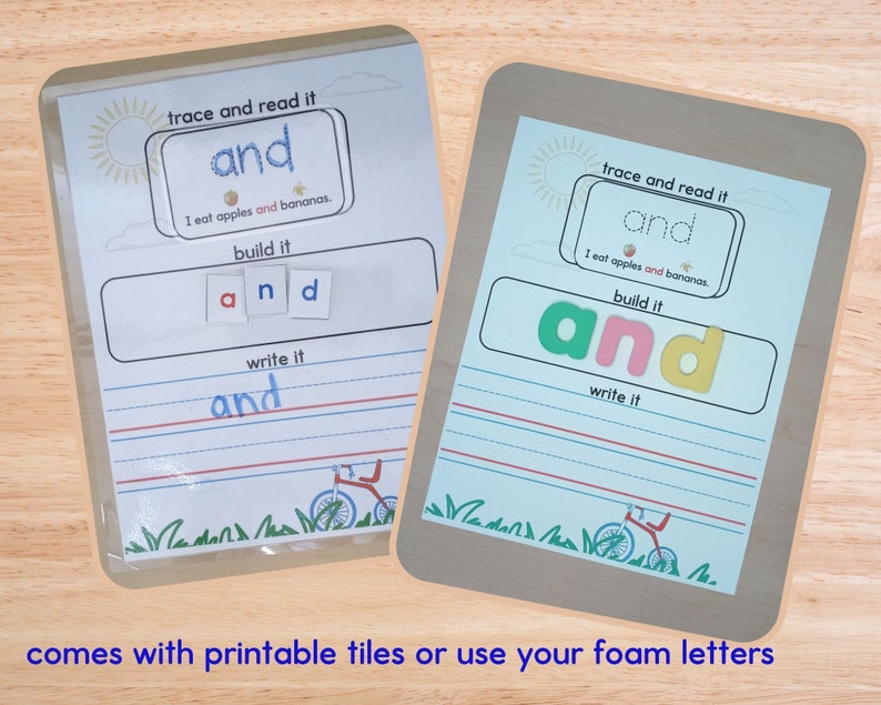 Pre Primer Dolch Printable Flashcards With Sentences for Homeschool and ...