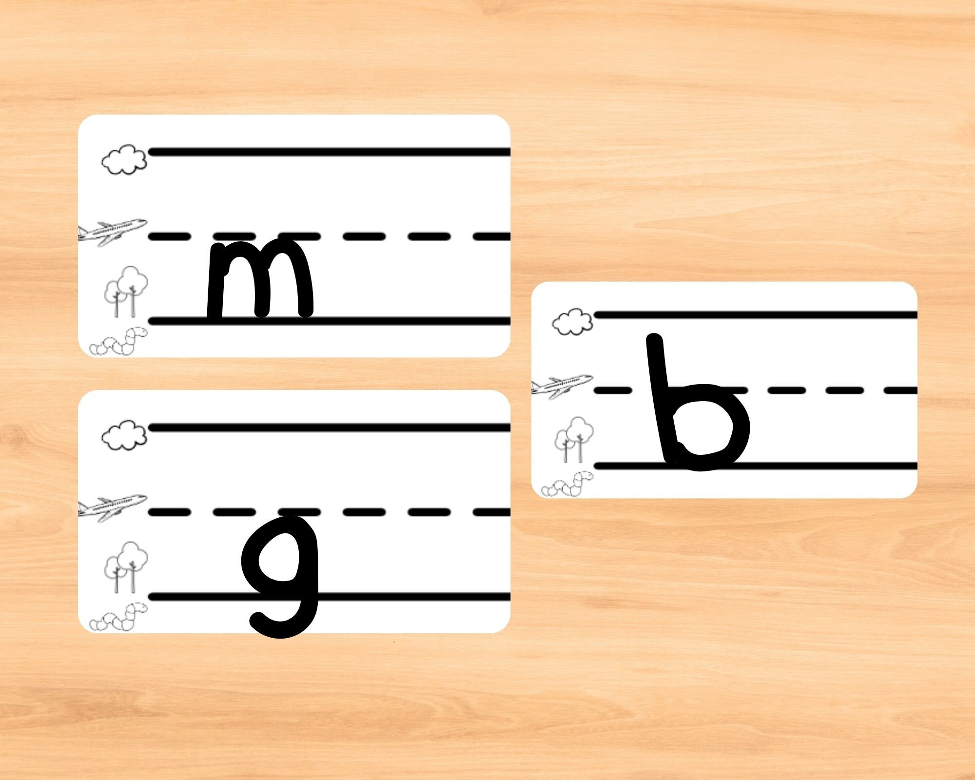 Guided Writing Paper Printable With Alphabet Line- for Preschool ...