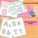 Sensory Alphabet Printables-letter Construction and Playdough Mat for ...