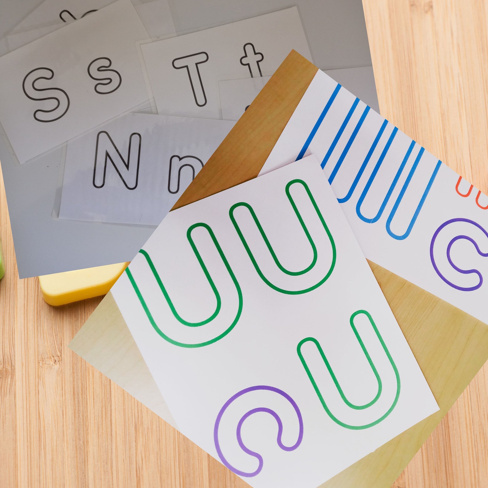 Sensory Alphabet Printables-letter Construction and Playdough Mat for ...