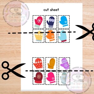 Matching Activity for Preschool and Kindergarten- Mitten Theme ...
