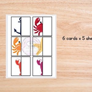 Printable Symmetry Cards- Toddler, Preschool and Kindergarten ...