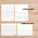 Printable Kid's Handwriting Paper-rainbow Lined Paper for Preschool and ...