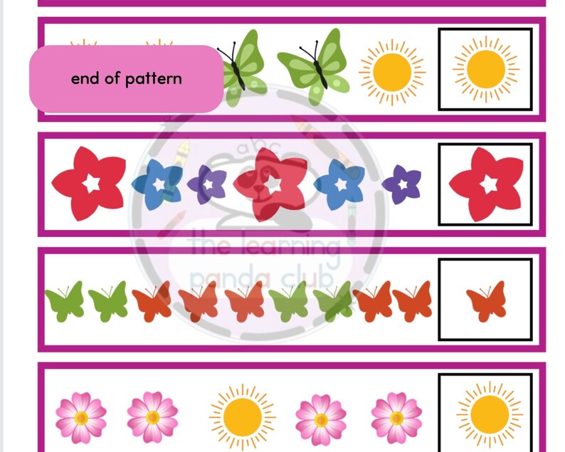 Sequencing and Pattern Printable- Sprint Theme for Toddler, Preschool ...