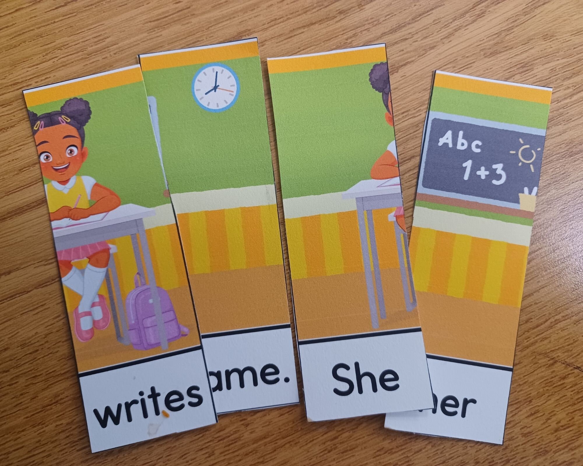 Sentence Building Printable- Sentence Writing Activity and Make a ...