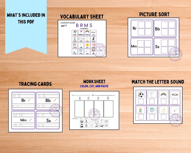 Beginning Letter Sounds Printable for Kindergarten and 1st Grade ...