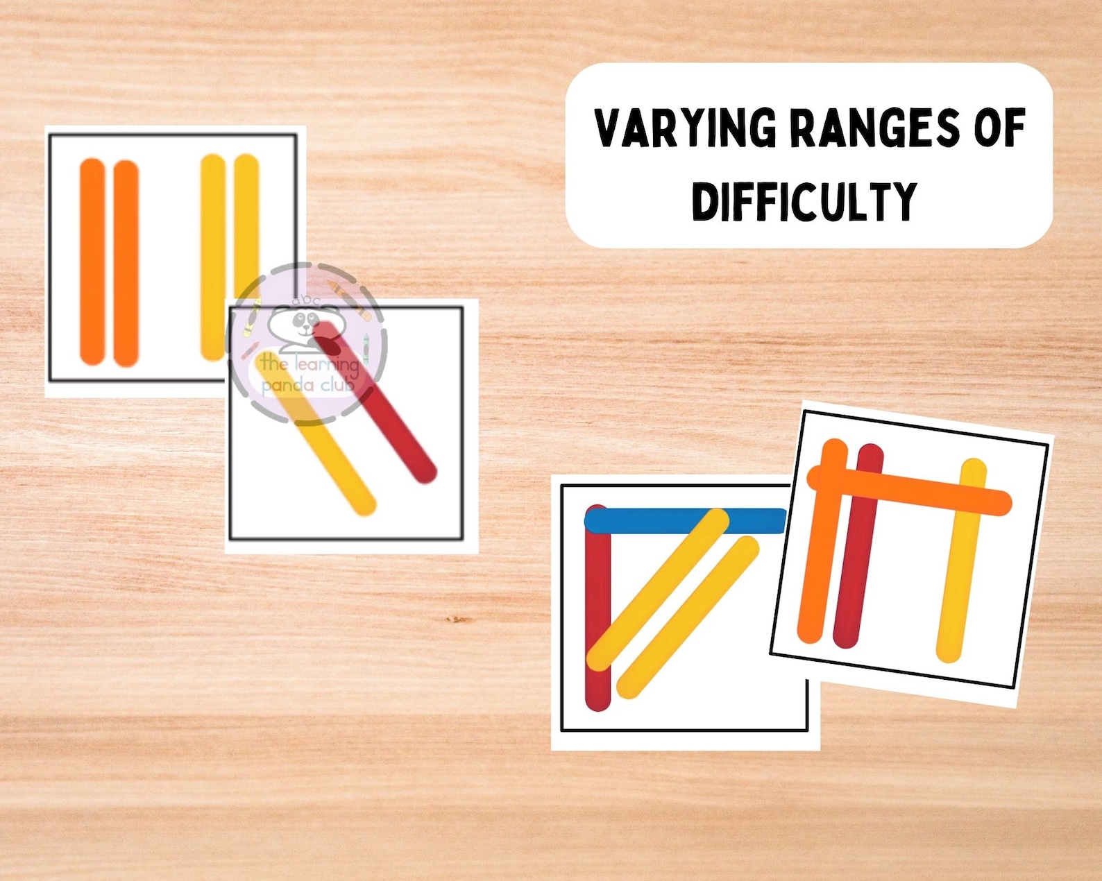 Printable Popsicle Stick Pattern Cards for Toddler, Preschool ...