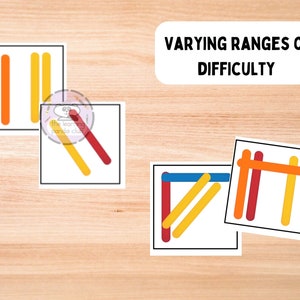 Printable Popsicle Stick Pattern Cards for Toddler, Preschool ...