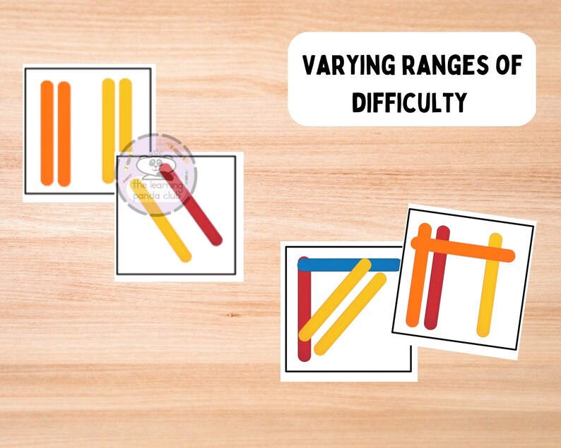 Printable Popsicle Stick Pattern Cards for Toddler, Preschool ...