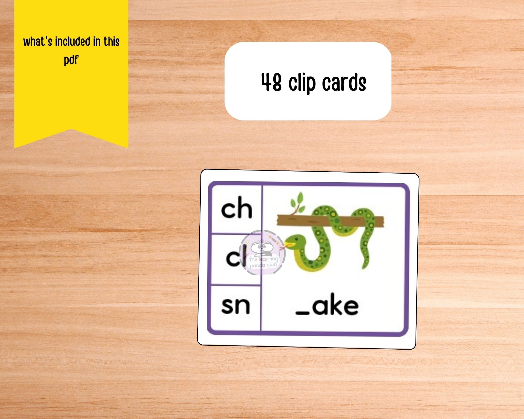 Blends and Digraphs Printable Clip Cards for Kinder, 1st, and 2nd Grade ...