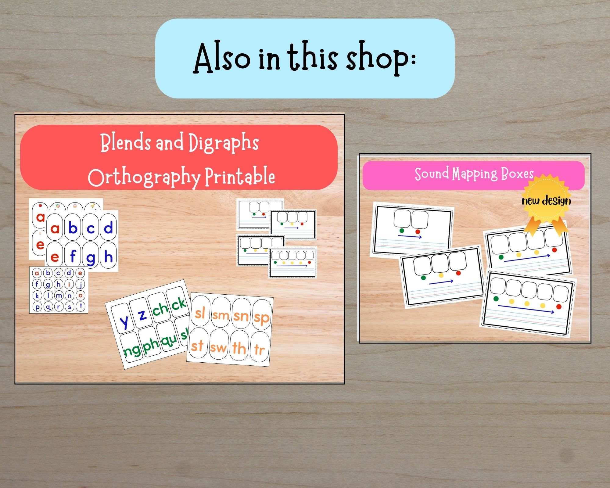 CVC Word Mapping, Alphabet Sound Cards, and Letter Tiles, Orthography ...