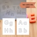 Sensory Alphabet Printables-letter Construction and Playdough Mat for ...
