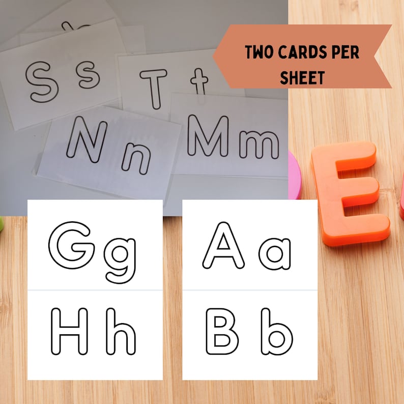 Sensory Alphabet Printables-letter Construction and Playdough Mat for ...