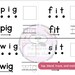 Printable CVC Tap It, Blend It, Read It, Activity for Preschool ...