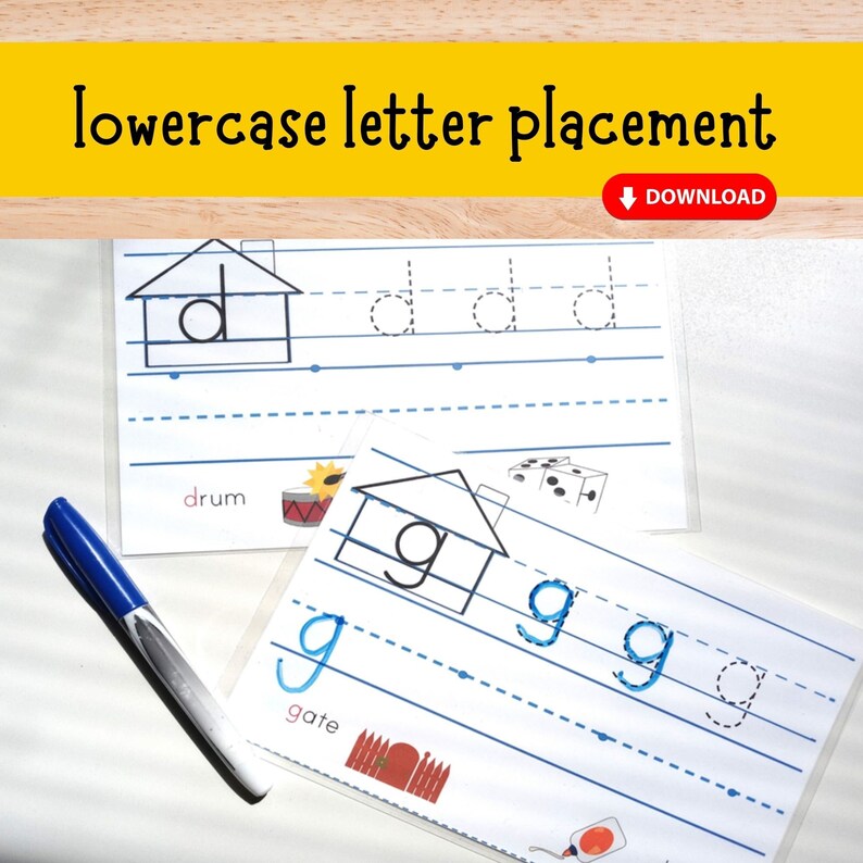 Tracing Alphabet Cards-alphabet Formation, Kindergarten Handwriting ...