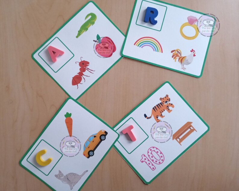 Beginning Letter Sound and Matching Cards Printable- for Preschool and ...