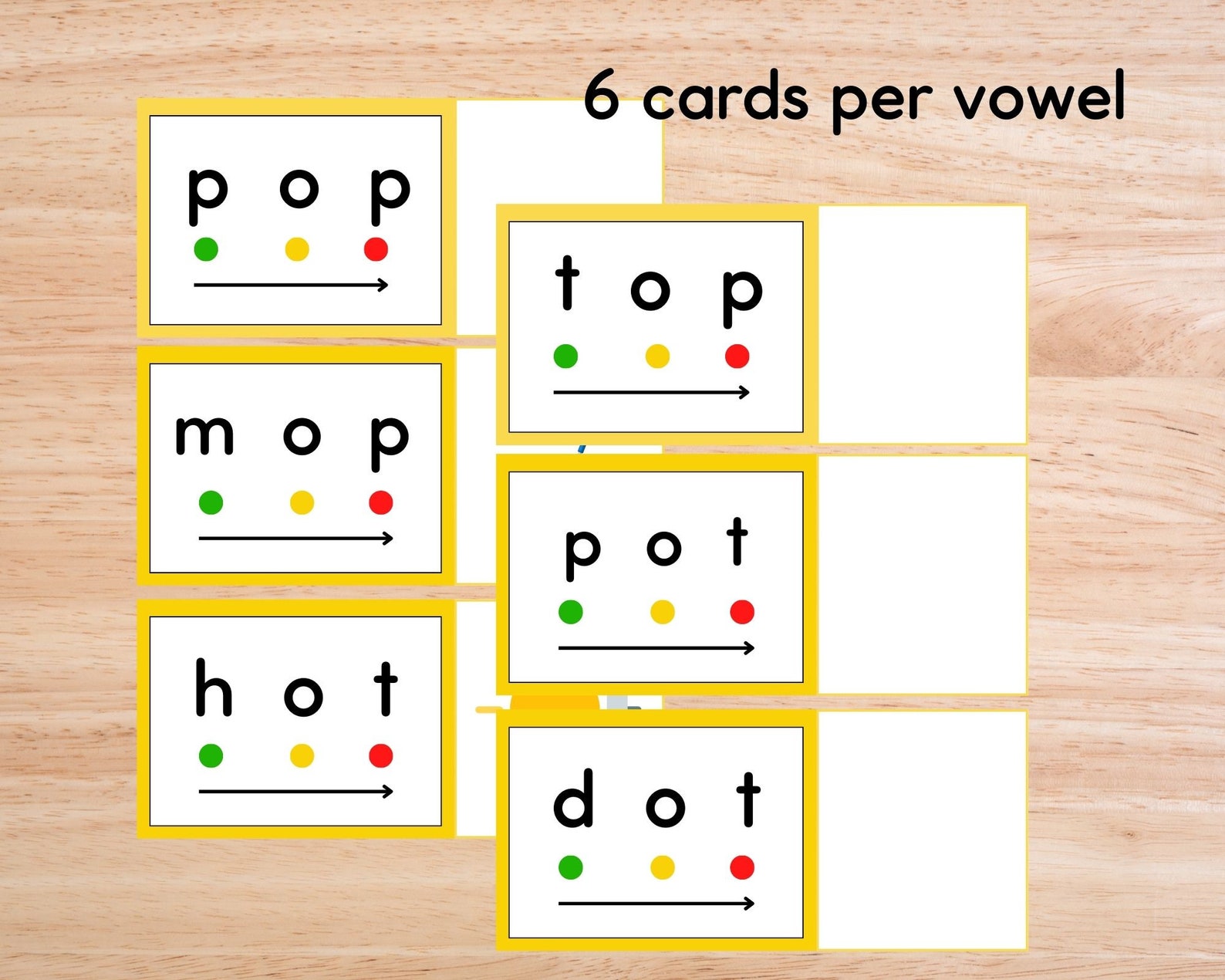 CVC Tap and Read Flash Cards Learn to Read Phonics Printable for ...