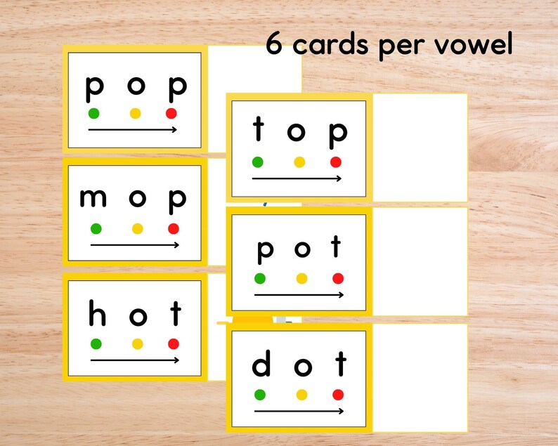 CVC Tap and Read Flash Cards Learn to Read Phonics Printable for ...