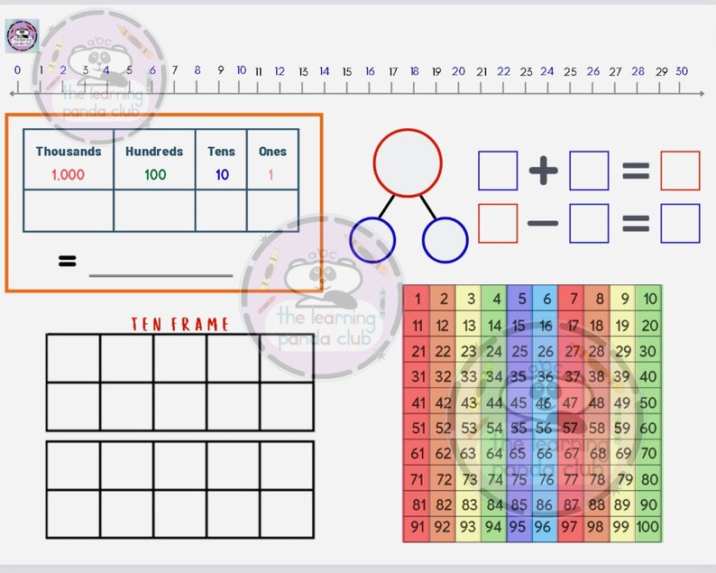 Kindergarten & 1st Grade Letter Chart and Sight Words Printable Number ...