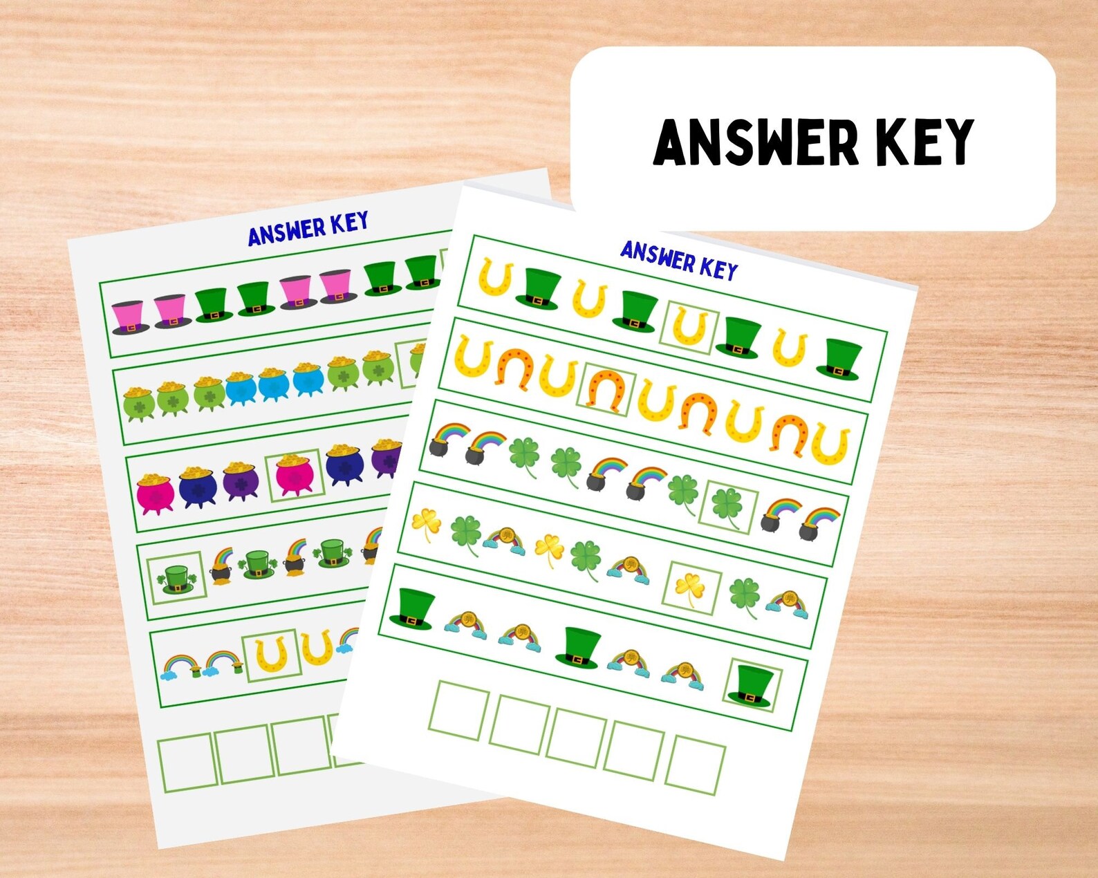 Printable Symmetry, Card Matching, Color Match and Pattern Activity ...