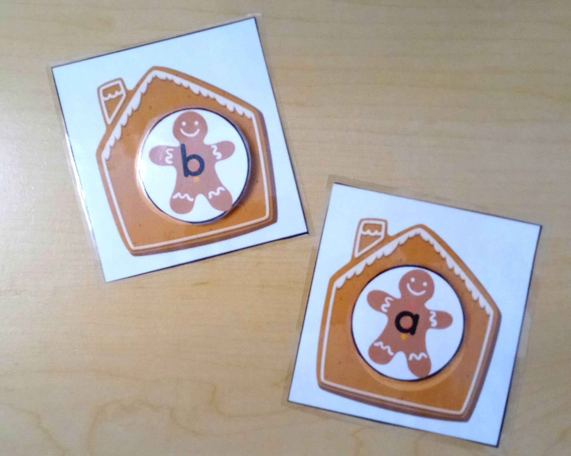 Printable Uppercase-lowercase Gingerbread Match for Preschool and ...