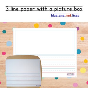 Printable Handwriting Paper for Preschool Kindergarten and - Etsy