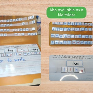 Printable Sight Word and CVC Builder- Read It, Build It, Write It, Fry ...