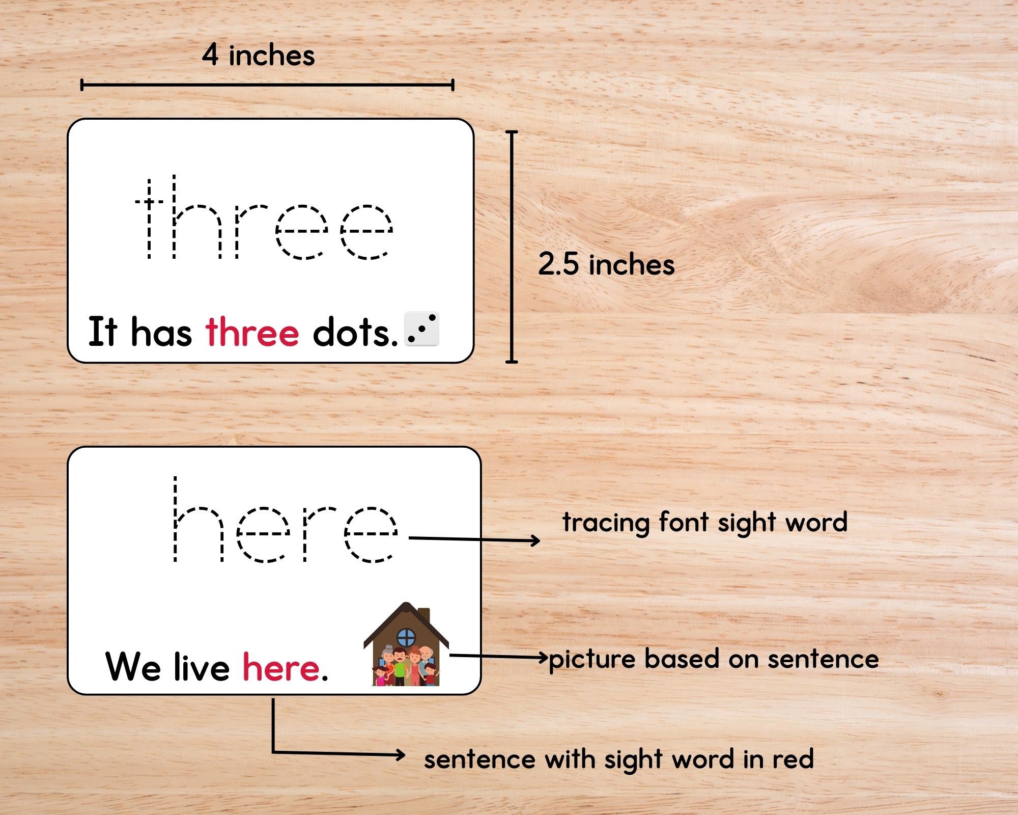 Pre Primer Dolch Printable Flashcards With Sentences for Homeschool and ...