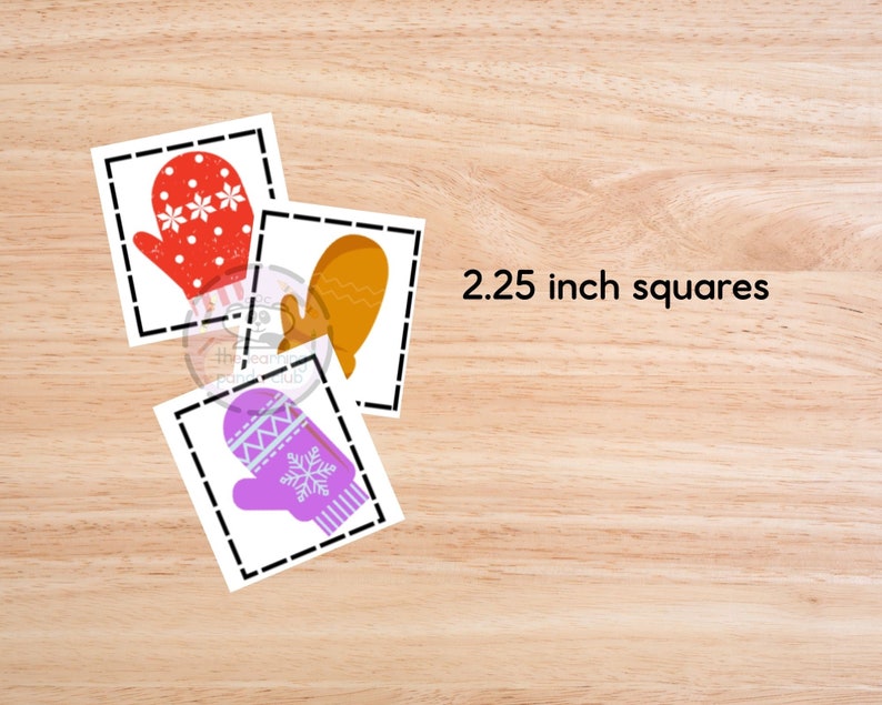 Matching Activity for Preschool and Kindergarten- Mitten Theme ...