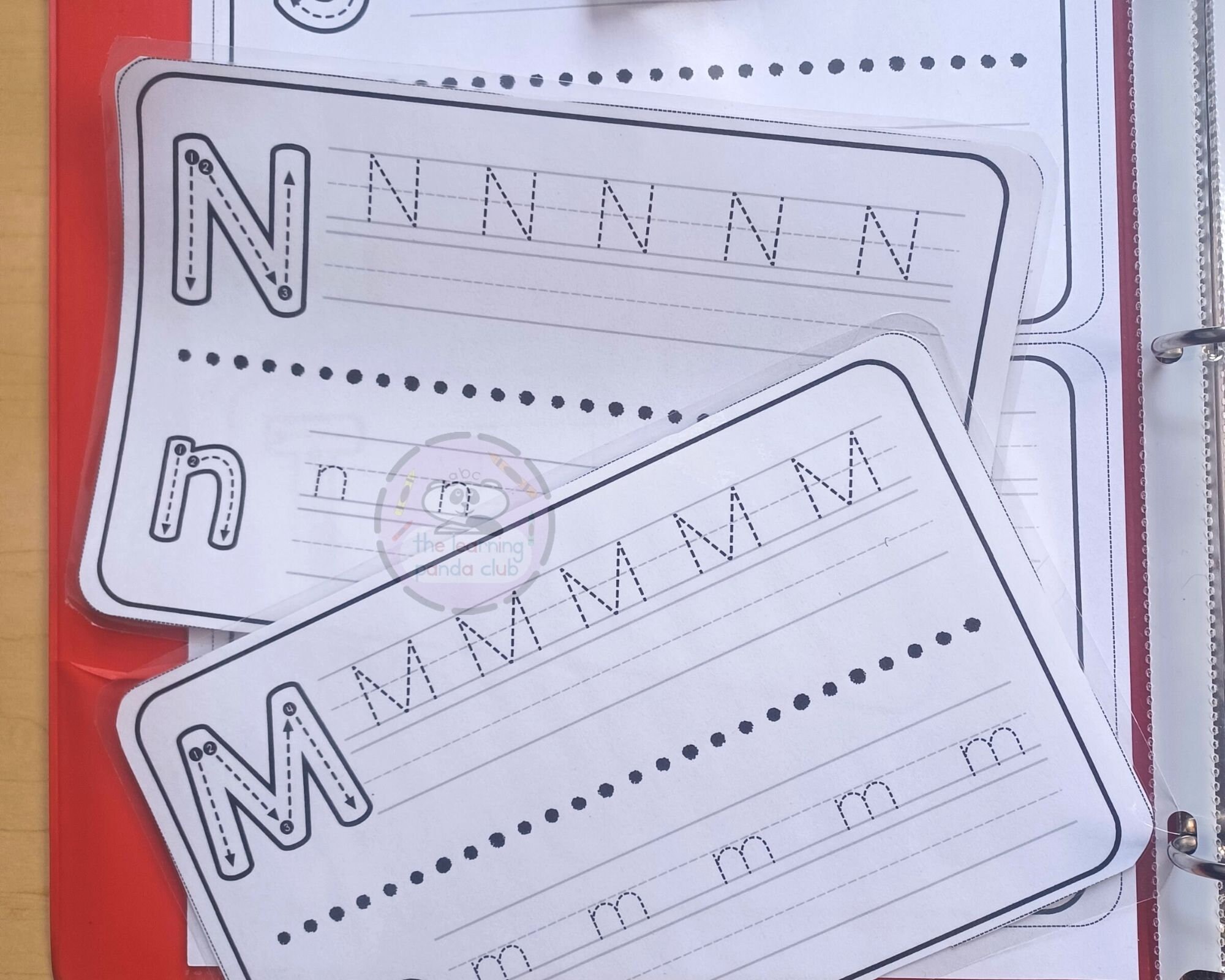 Printable Alphabet Tracing Cards, Uppercase and Lowercase for Toddlers ...