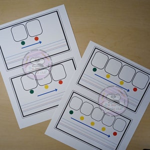 Orthographic Mapping Printable-blends and Digraphs for Kindergarten ...