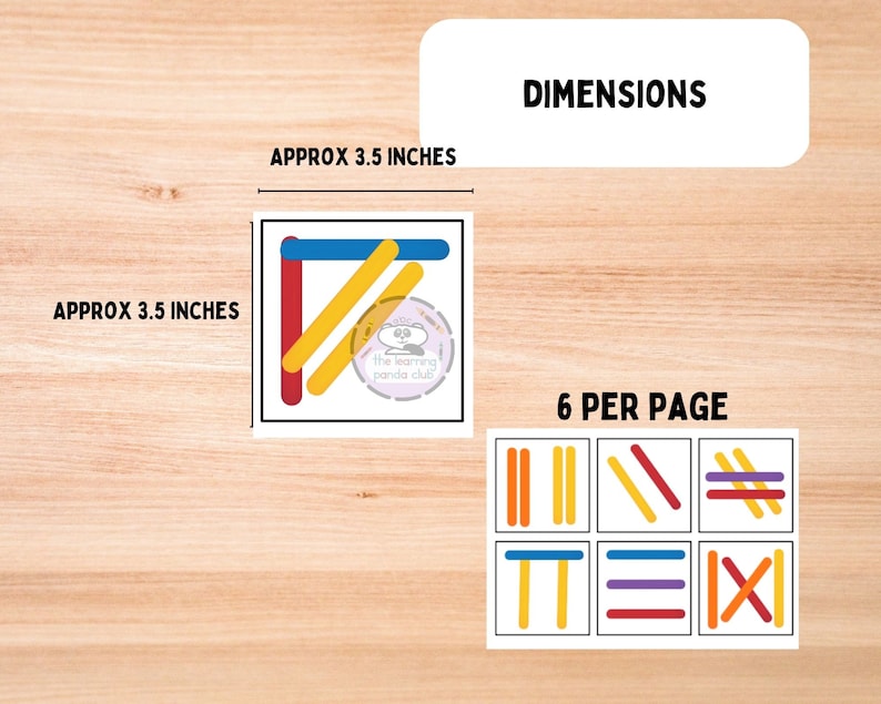 Printable Popsicle Stick Pattern Cards for Toddler, Preschool ...