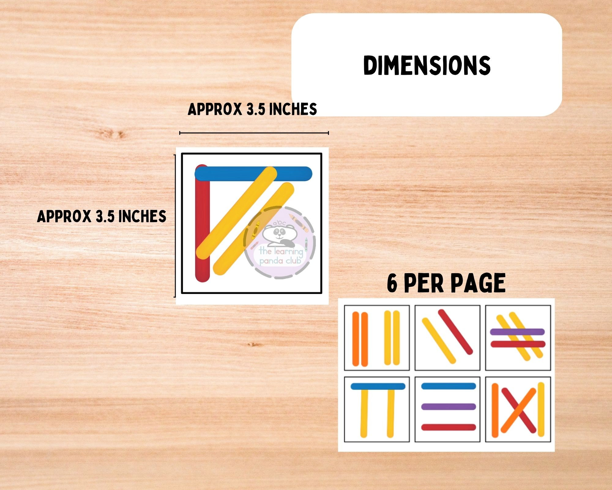 Printable Popsicle Stick Pattern Cards for Toddler, Preschool ...