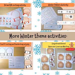 Matching Activity for Preschool and Kindergarten- Mitten Theme ...