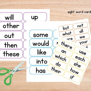 Printable Sight Word and CVC Builder- Read It, Build It, Write It, Fry ...