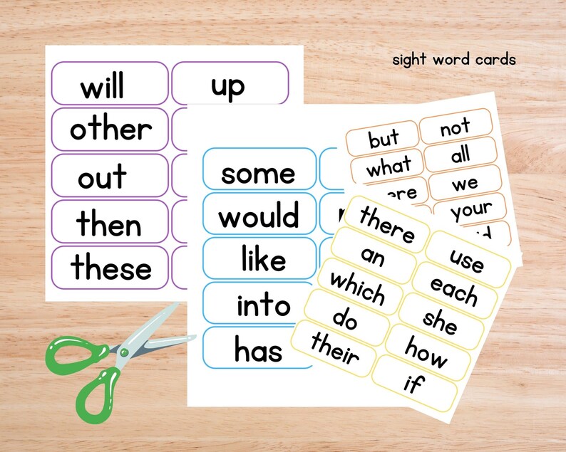 Printable Sight Word and CVC Builder- Read It, Build It, Write It, Fry ...