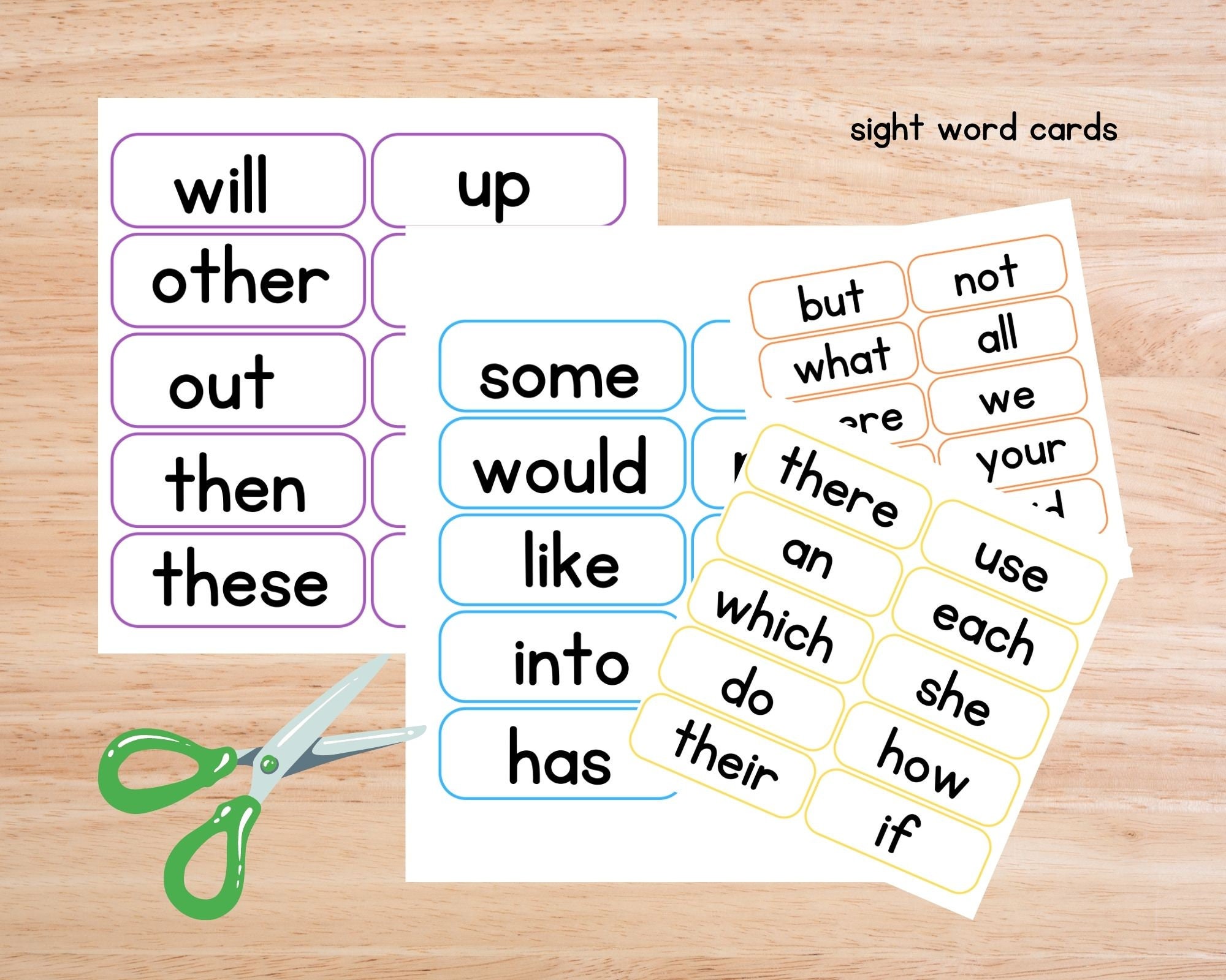 Printable Sight Word and CVC Builder- Read It, Build It, Write It, Fry ...